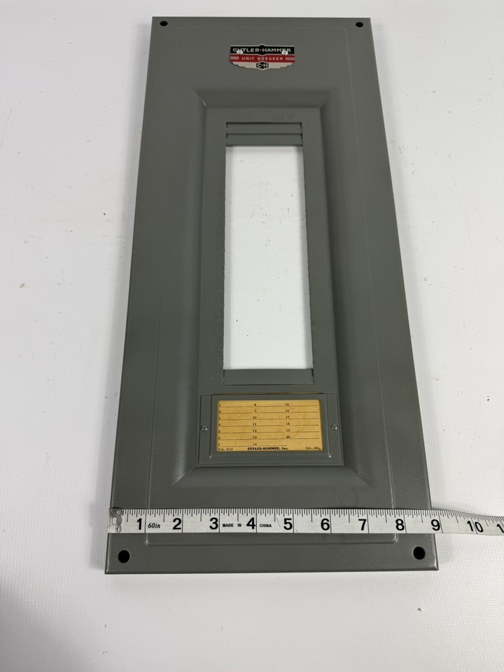 Square D Cutler Hammer XO Circuit Breaker Panel Cover Dead front Cover ...