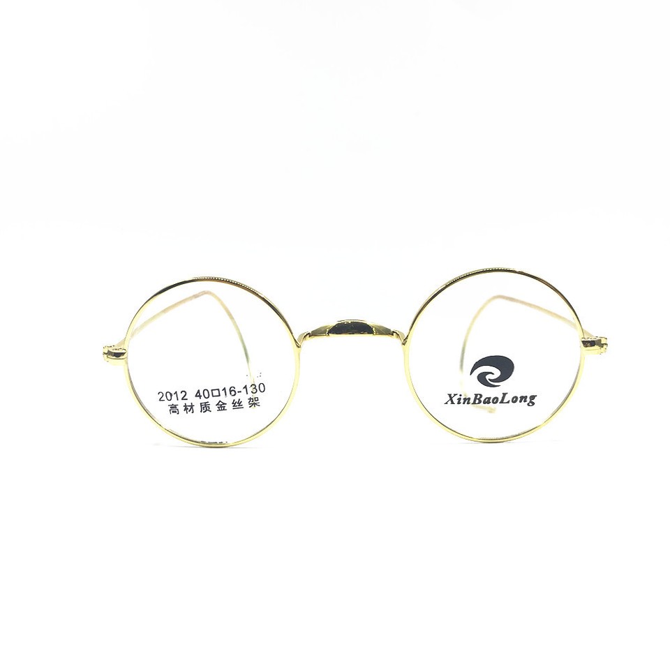 Vintage Round Antique Wire Rim Eyeglass Frames Flexible Full Rim ...