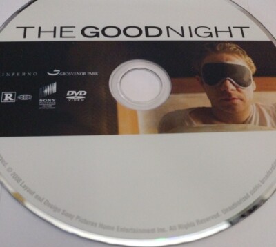The Good Night (DVD disc only, 2008) penelope cruz, martin freeman ...
