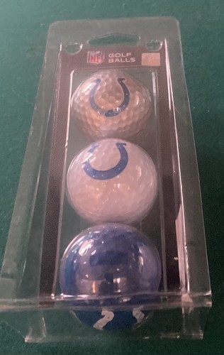 Indianapolis Colts Golf Balls Complete Sleeve of 3 NFL Officially ...