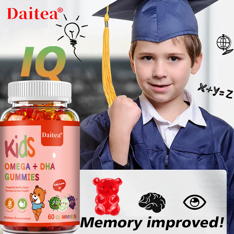 Omega 3 Gummies for Kids,DHA Omega 3,6,9 Gummies,Memory Support,Brain ...