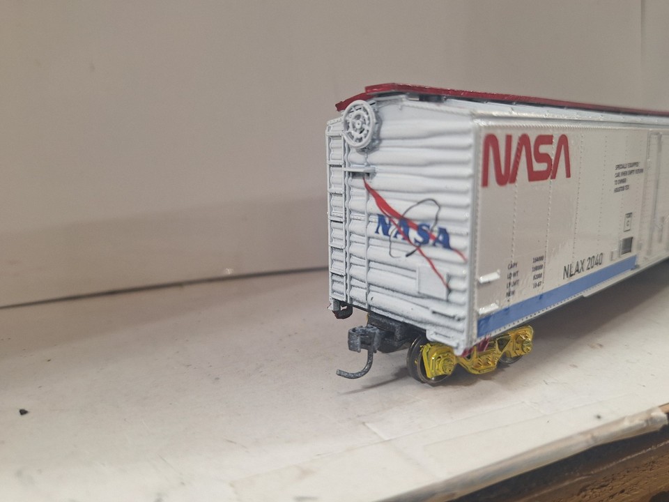 ROUNDHOUSE 50FT HO CUSTOM NASA BOXCAR | eBay