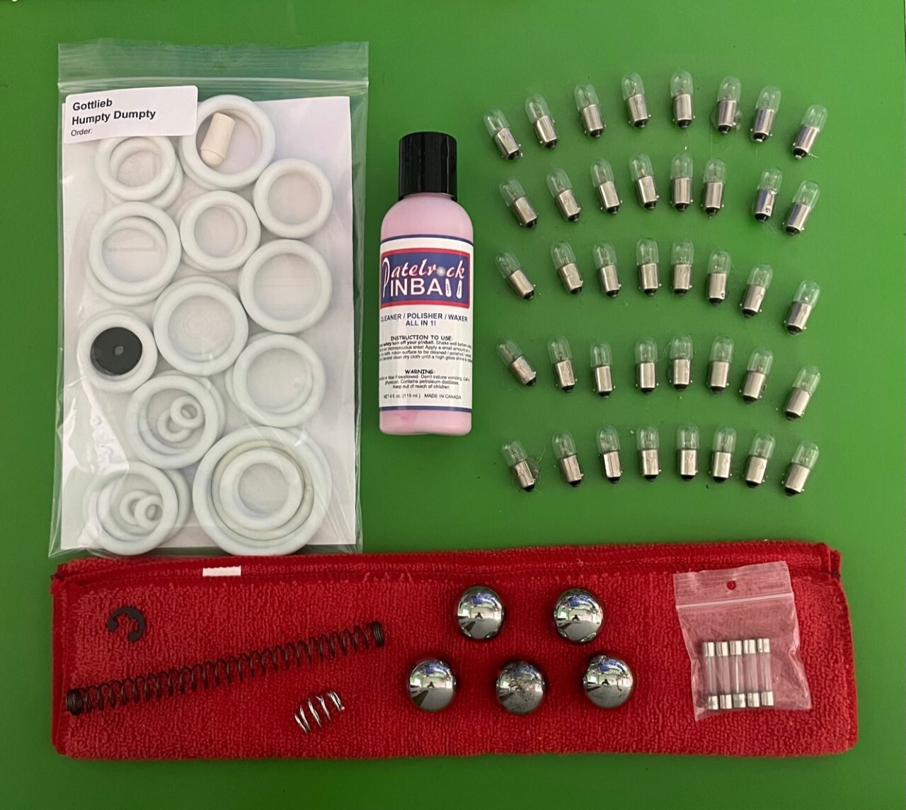 1947 Gottlieb Humpty Dumpty Pinball Machine Maintenance Tune Up Kit | eBay