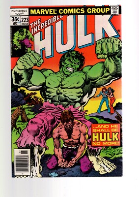 INCREDIBLE HULK 223 - - 1968 SERIES - BRONZE AGE MARVEL COMICS | eBay ...