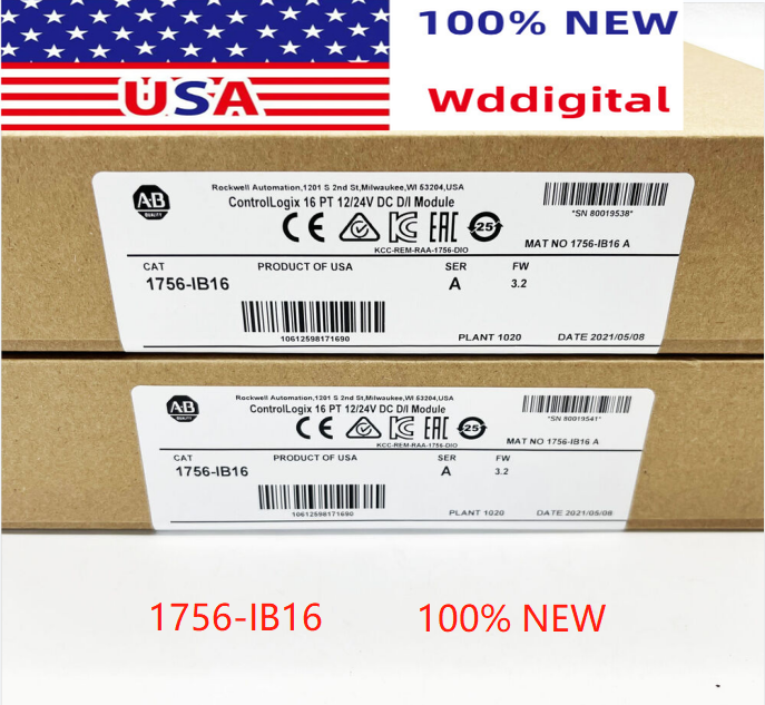 Brand New Allen-Bradley 1756-IB16 ControlLogix 16 Point D/I Module ...