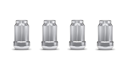 White Knight 3807-4 Chrome M12x1.50 Spline Lug Nut with Key, 4 Pack | eBay