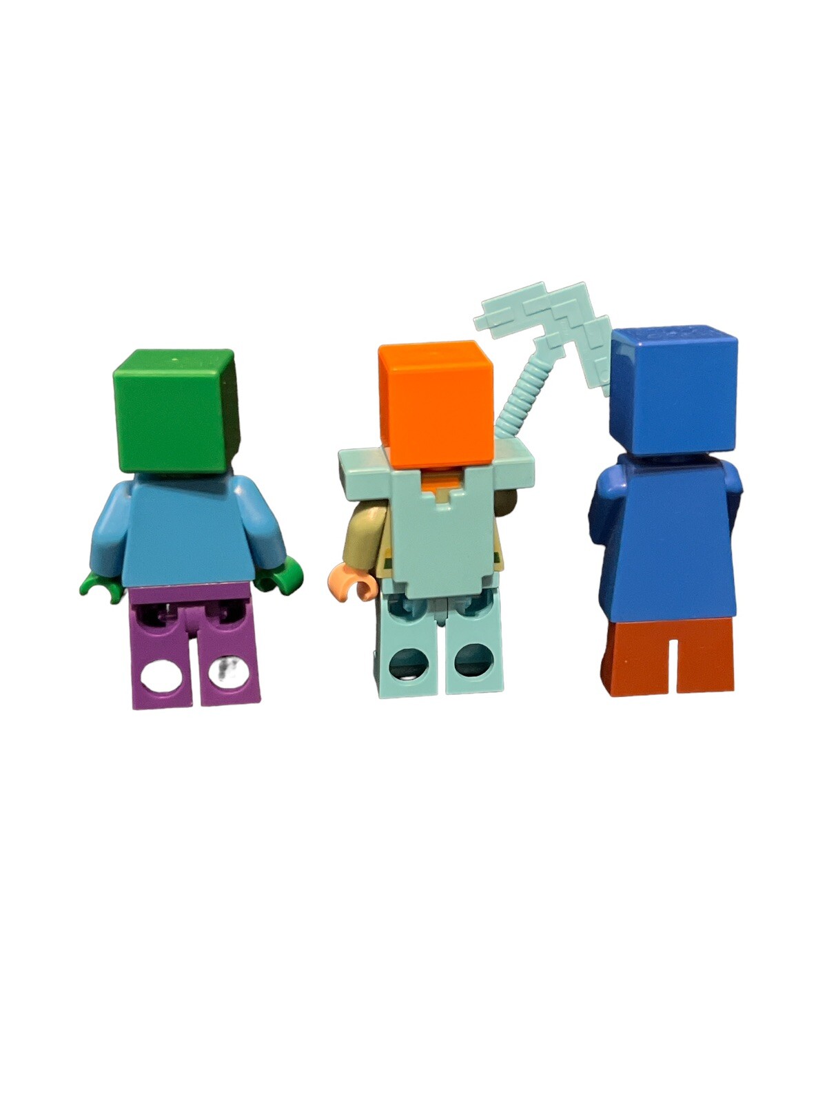Lego Minecraft Alex min070, Zombie min010, Wandering Trader min087 ...