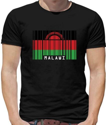 Malawi Flag Barcode Mens T-Shirt - Lilongwe - Africa - Country - Flags ...