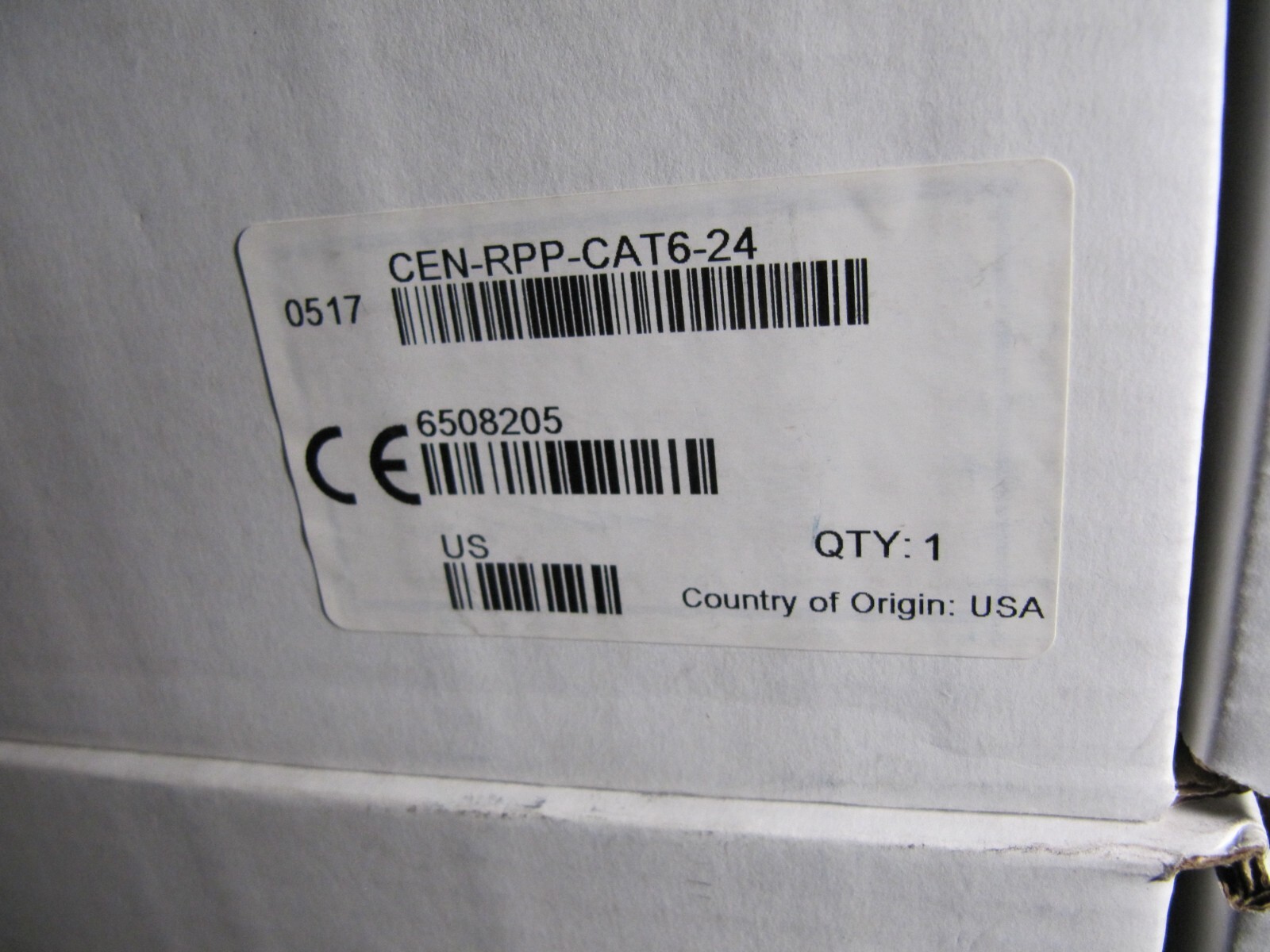 Crestron CEN-RPP-CAT6-24 24-Port CAT6 RJ45 Patch Panel 6508205 for sale ...