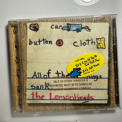 Car Button Cloth Promo Album CD The Lemonheads | eBay