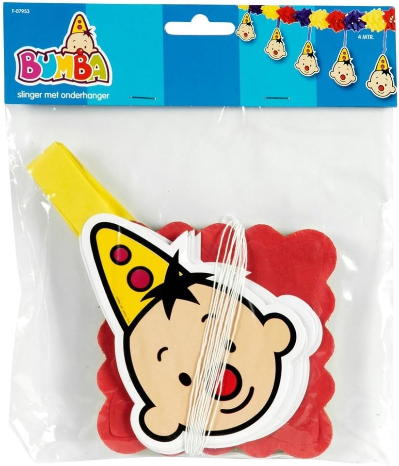 Folat 07953 Bumba Clown Garland with Hangers, Multi-Colored | eBay