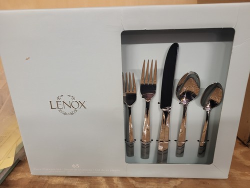 Lachlan 65 Piece Flatware Set by Lenox! New in box customer return ...
