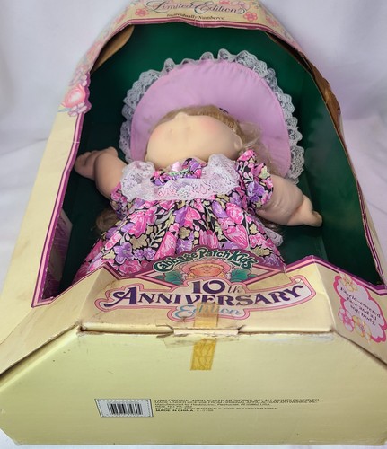 Cabbage Patch Kids Doll Zora Mae 10th Anniversary Limited Hasbro Xavier ...