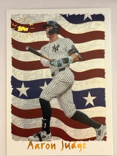 Topps Archives 2025 1995 Cyberstats Insert Aaron Judge Yankees #95C-1 ...