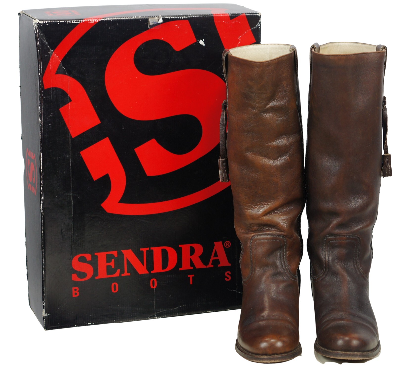 Sendra 17-Inch Tall Riding Boots Braid Tassels 100 Ye… - Gem