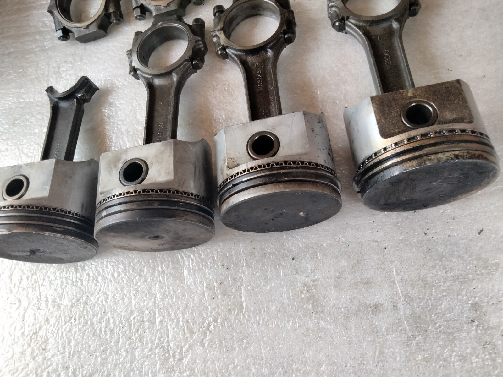 Mopar 440 Pistons, 7 Six Pack Rods for CUDA, Challenger, GTX, Superbee ...