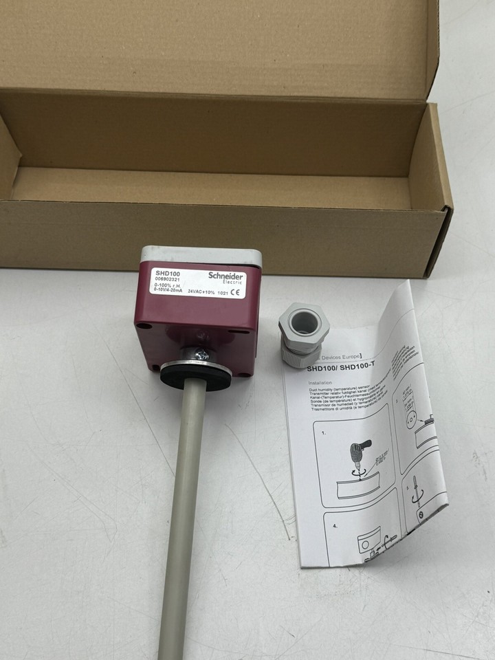 SCHNEIDER SHD100 DUCT HUMIDITY & TEMPERATURE SENSOR 006902321 | eBay