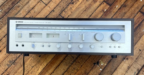 Vintage Yamaha CR-640 Natural Sound Stereo Receiver Tested but AS-IS ...