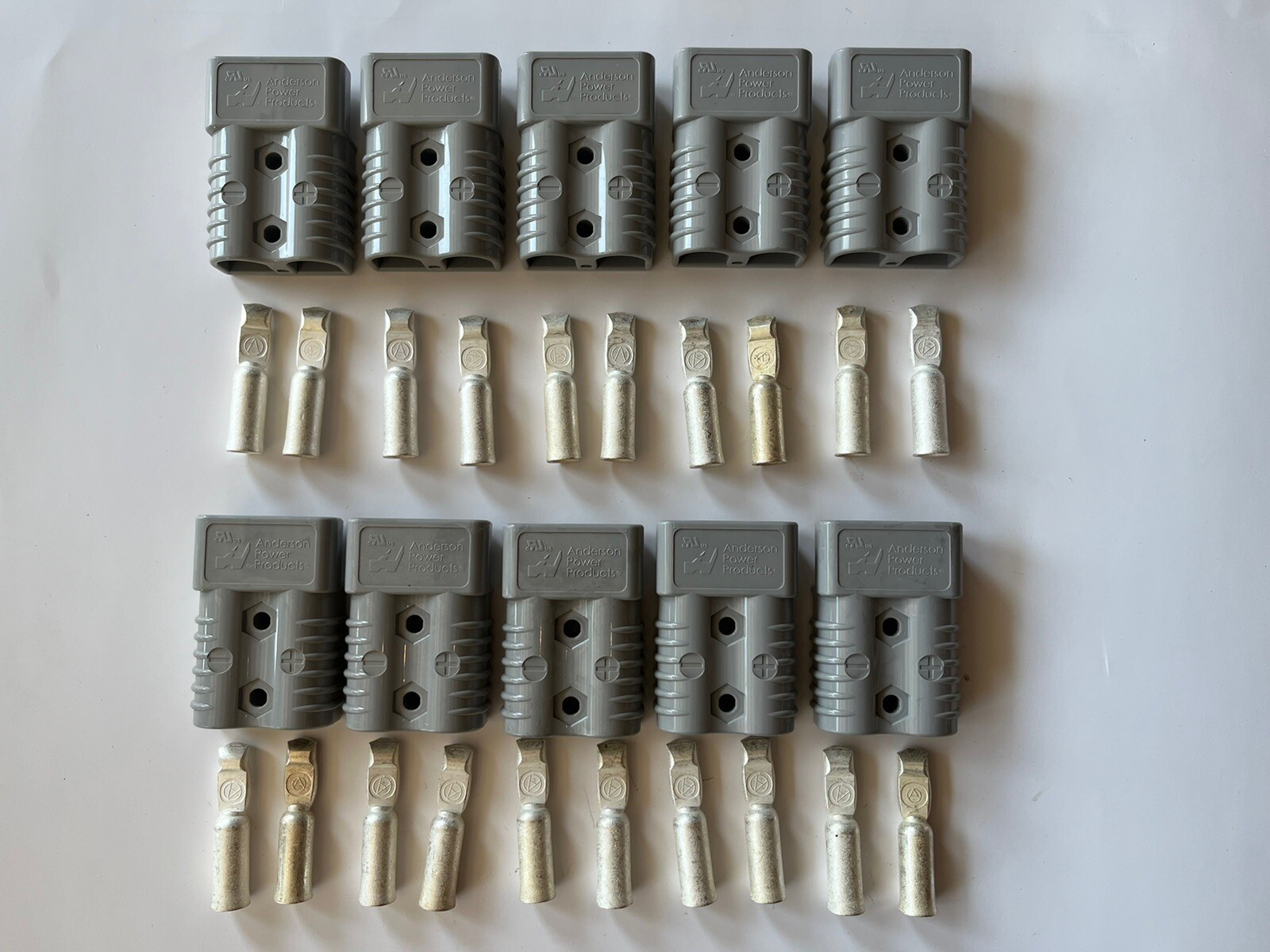 10 - SB175 Anderson Grey Connectors + 1 AWG Contacts Winch Battery ...