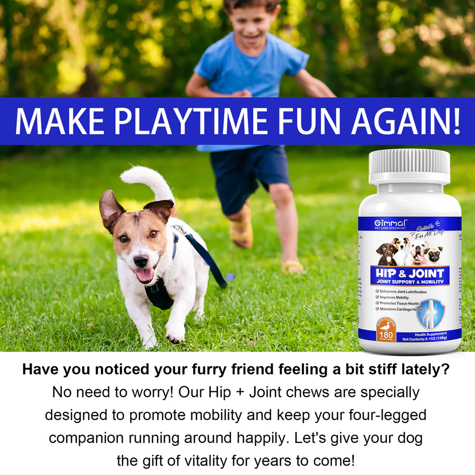 Dog Pain Relief Tablet, Hip & Joint Care for Dogs Anti-Inflammatory ...