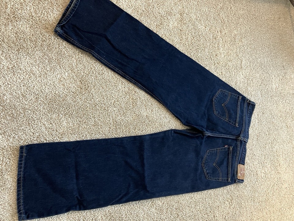 Levis 529 Low Rise Straight 34x30 Mens Dark Wash | eBay