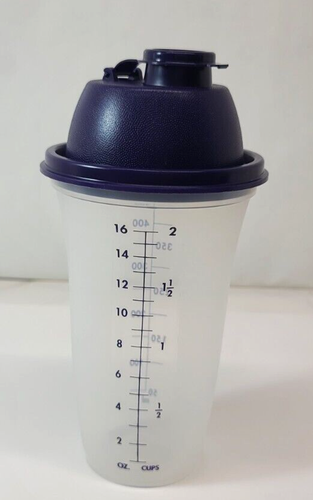Tupperware Quick Shake 2 cup Dark Purple Excellent Condition | eBay