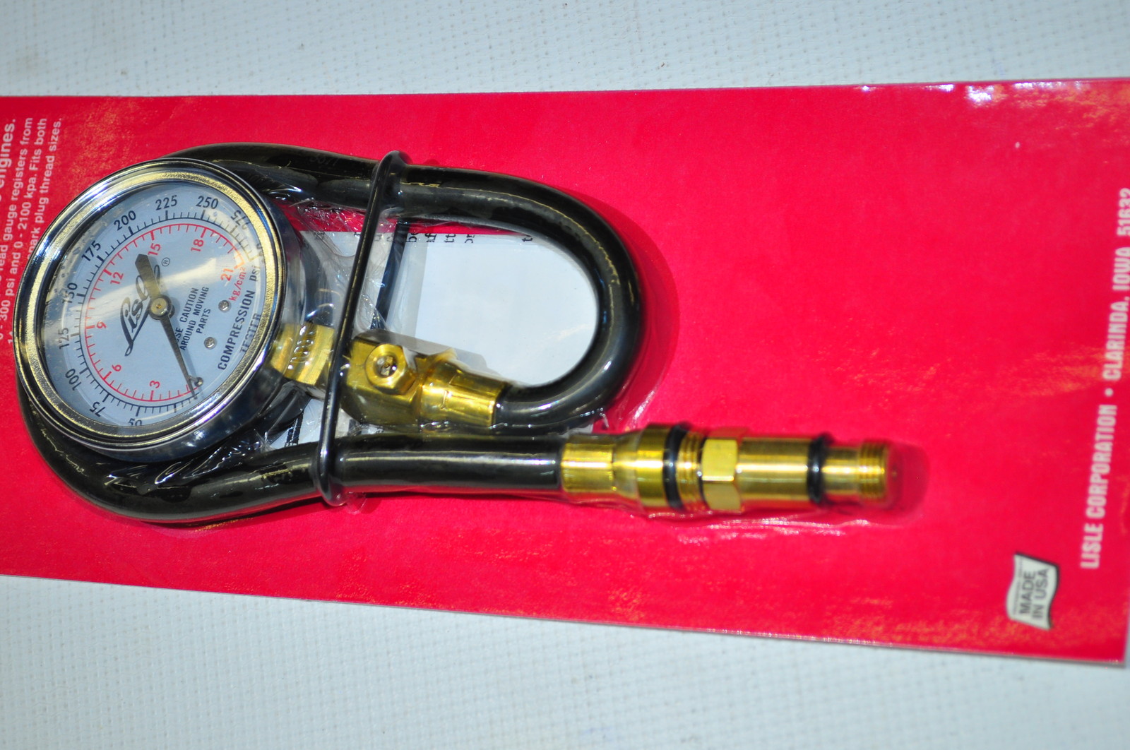 Compression Tester with 14MM&18 MM Thread sizes adapter Made in USA ...