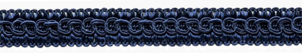 Scroll Gimp Braid Trim, Color# J3 - Dark Navy Blue [Sold By The Yard ...