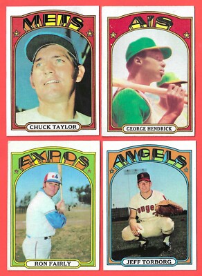1972 Topps baseball mid-range set break 404-601 - You Pick 'Em | eBay