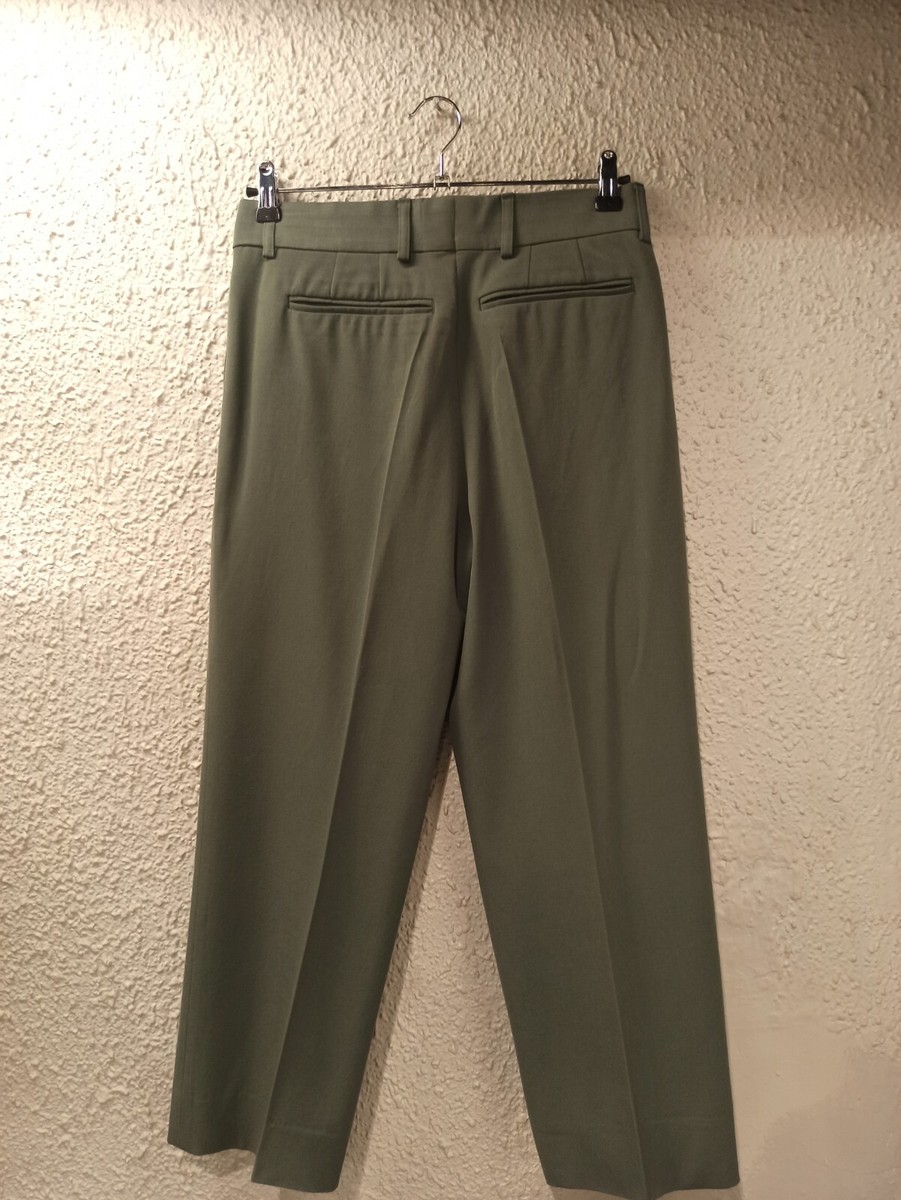 DRIES VAN NOTEN PLEATED WOOL PANTS GREEN size 34 New !! | eBay DRIES VAN NOTEN PLEATED WOOL PANTS GREEN size 34 New !! | eBay