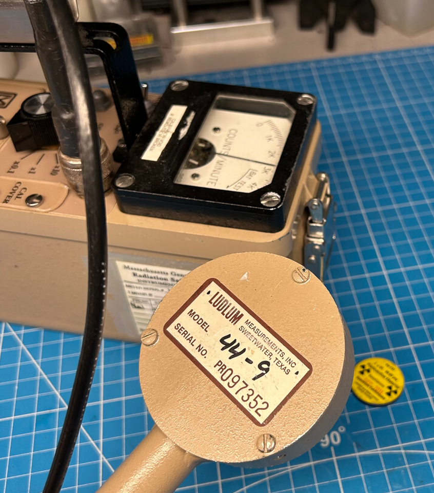 Ludlum Model 3 Survey Meter w/ Ludlum 44-9 Probe Radiation | eBay