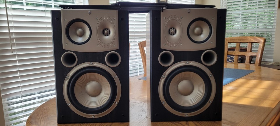 JBL Studio Series S38ii Bookshelf Speakers. Tested Working | eBay
