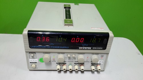 GW Instek GPS-3303 3- Ch. Programmable Linear DC Power Supplies 195W | eBay