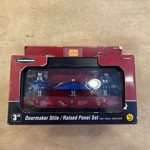 1954) Warrior Doormaker Stile/Raised Panel Set for Table Routers 68875 ...