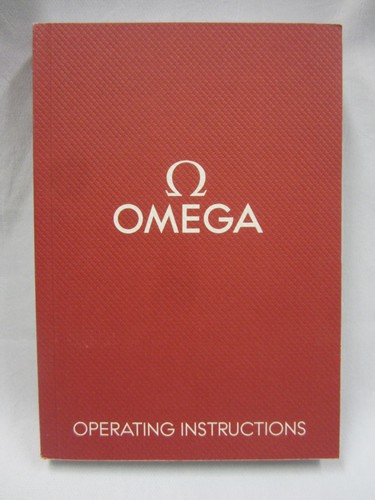 New OMEGA Watch Operating Instructions Manual Book Automatic Mechanical ...