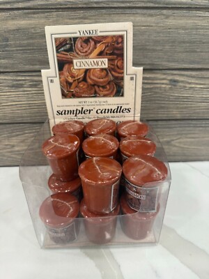 Vintage Rare HTF Yankee Candle Cinnamon Sampler Votive Candles Set Of ...