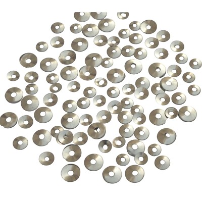 Nickeled Washers Flat with Round Holes for Wall Clock Assorted Pack Of ...