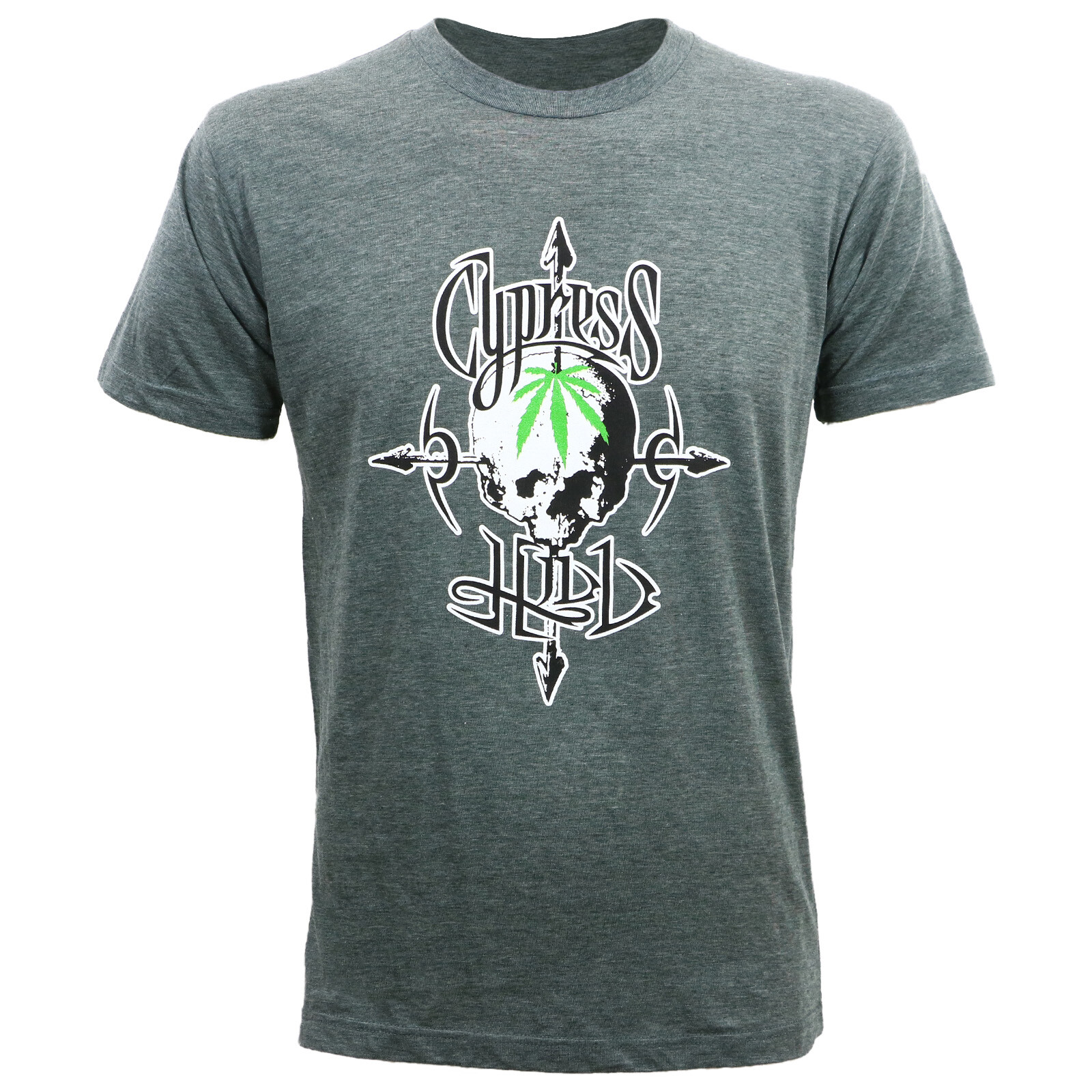 Authentic CYPRESS HILL Pot Head Slim Fit T-Shirt Heather Charcoal M-2XL ...