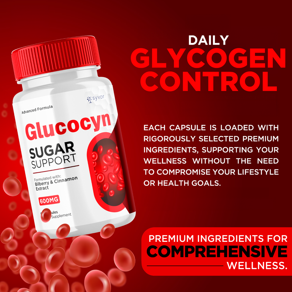 Glucocyn Advanced Formula Sugar Support Natural Glycogen Supplement 300 ...