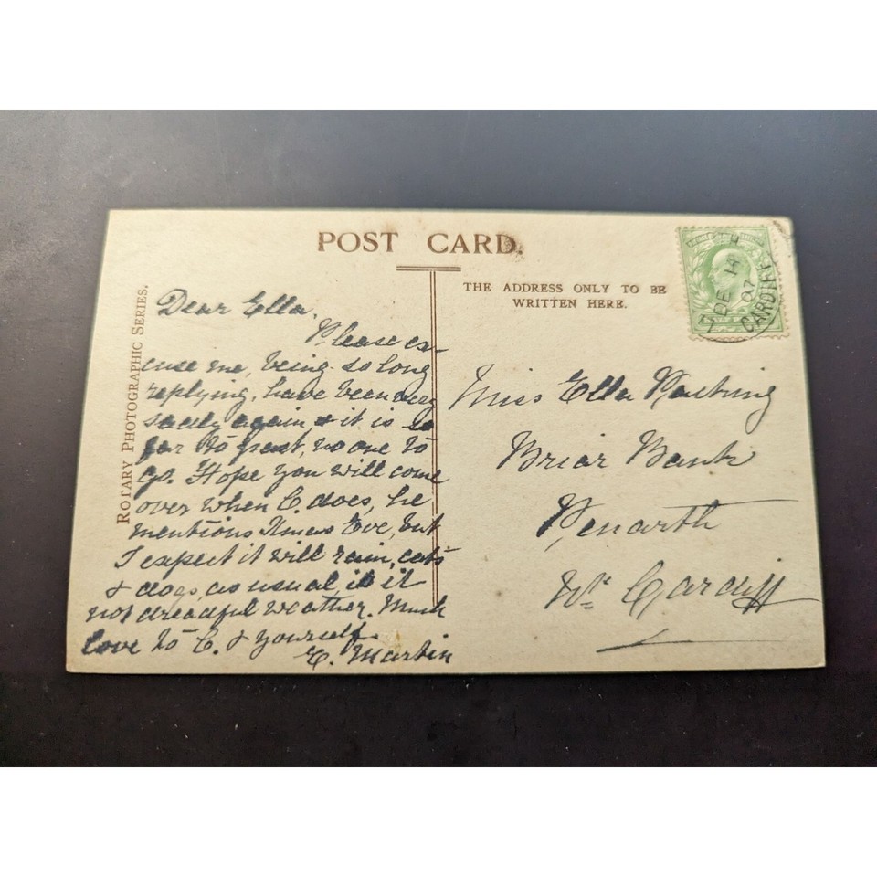 RPPC Vintage Postcard "Victorian Actress Olga Nethersole" England ...