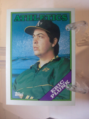 1988 Topps Collector's Tiffany #173 - Eric Plunk - Oakland Athletics ...