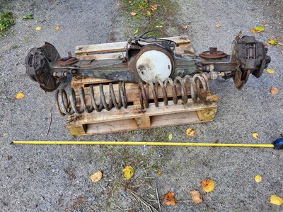 1997 LAND ROVER DEFENDER 300 tdi XD Wolf Rear AXLE solid DISC BRAKES ...