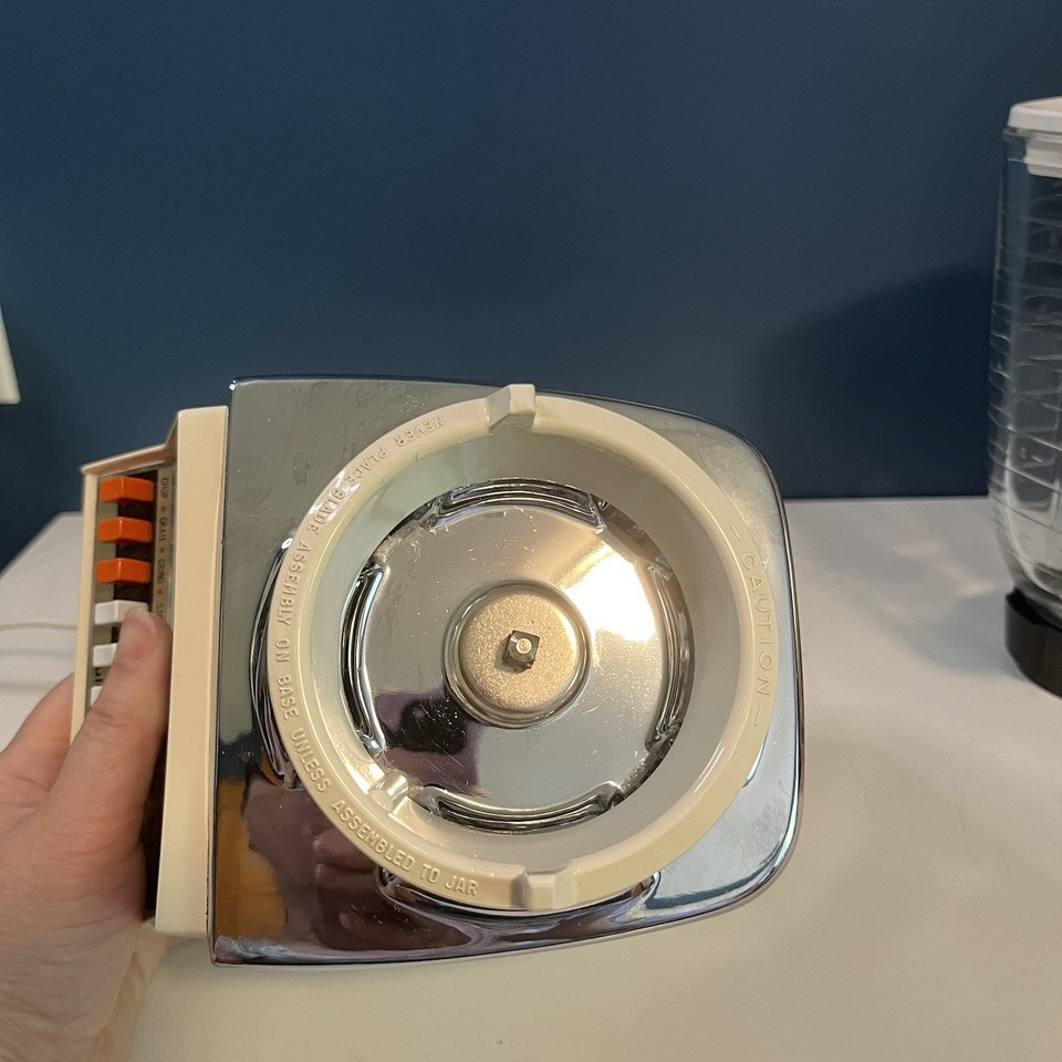 Vintage Osterizer Liquefier Blender Galaxie White & Chrome USA 1985 ...