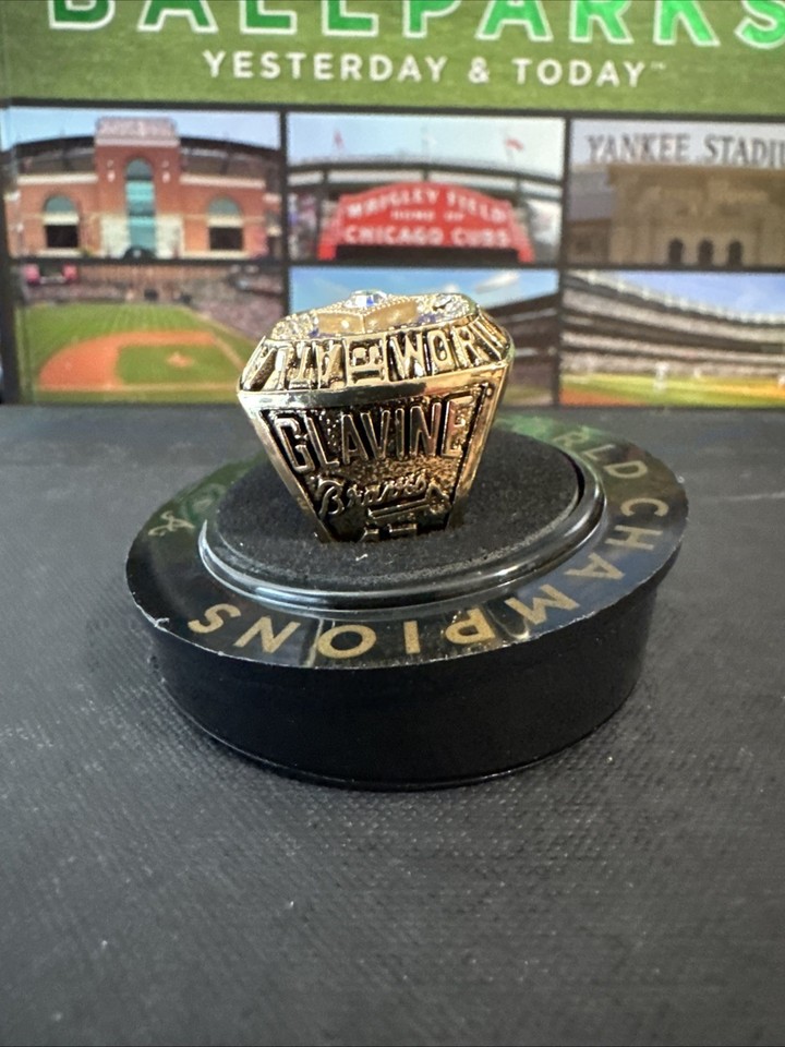 Atlanta Braves 1995 World Series Replica Ring Tom Glavine SGA 8/22/25 ...