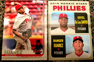 Ranger Suarez 2019 Topps Rookie Card & 2019 Heritage Rookie Card - 2024 ...