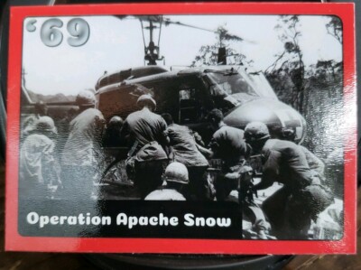 2019 Historic Autographs 1969 Red Border #'d 3/5 SSP Operation Apache ...