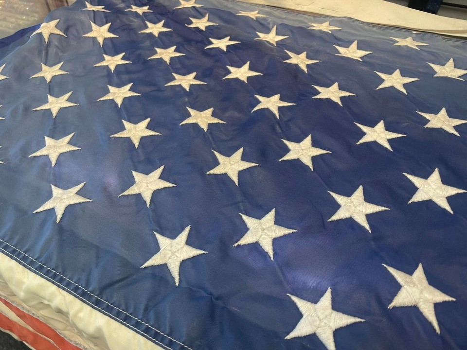 US Flag 49 Star NIB 58'-30" Nylon Flag 1959 | eBay