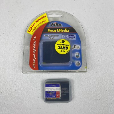 eFilm Smartmedia 32MB Flash Memory Card DDSMFLS2-032 Vintage Old Stock ...