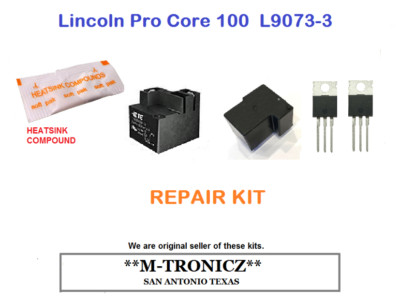 REPAIR KIT FOR Lincoln Pro Core 100 CONTROL BOARD# L9073-3 CODE SERIAL ...
