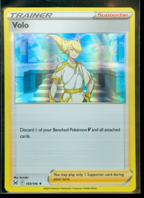 Pokemon VOLO 169/196 - Lost Origin - RARE HOLO - - MINT | eBay